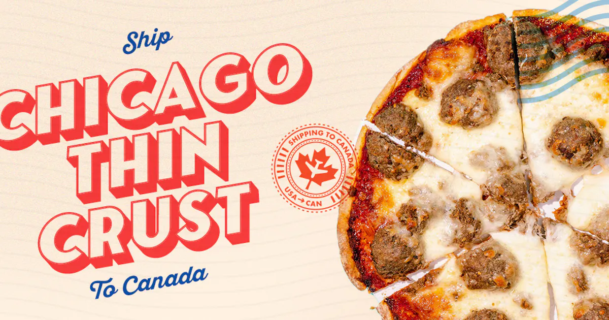 Chicago Thin Crust Pizzas That Ship To Canada Delivery | Ship ...