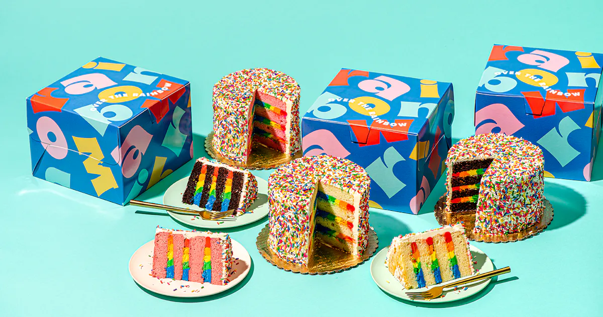 Over the Rainbow Cakes