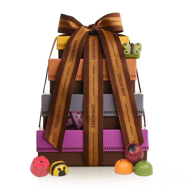 Green Thumb Chocolate Gift Tower by John & Kira's | Goldbelly