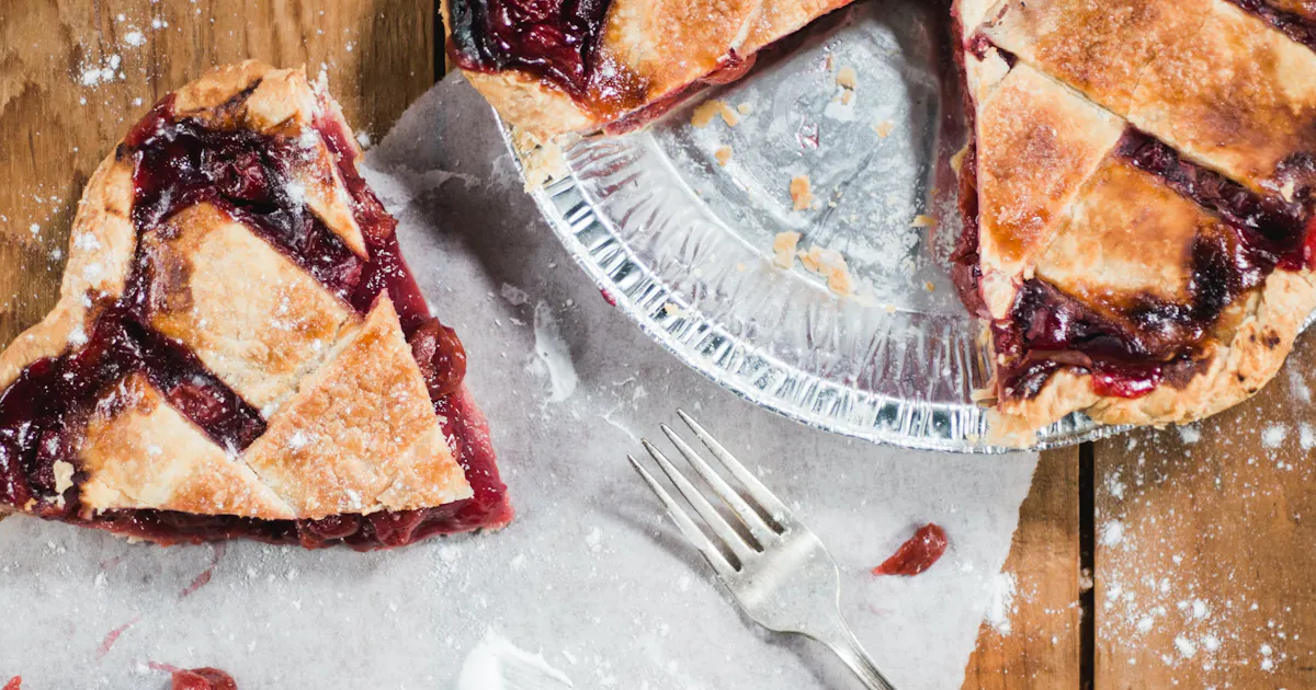 Vegan Cherry Pie by Two Fat Cats Bakery | Goldbelly