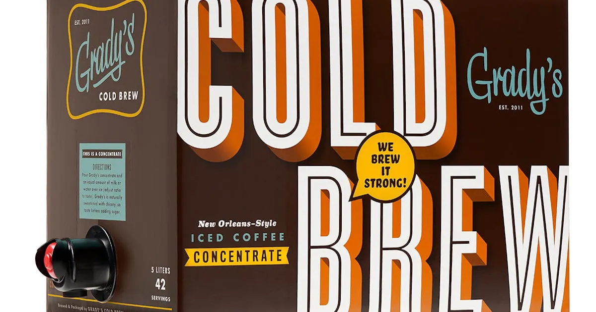 NOLA Cold Brew Concentrate Bag-in-Box by Grady's Cold Brew | Goldbelly