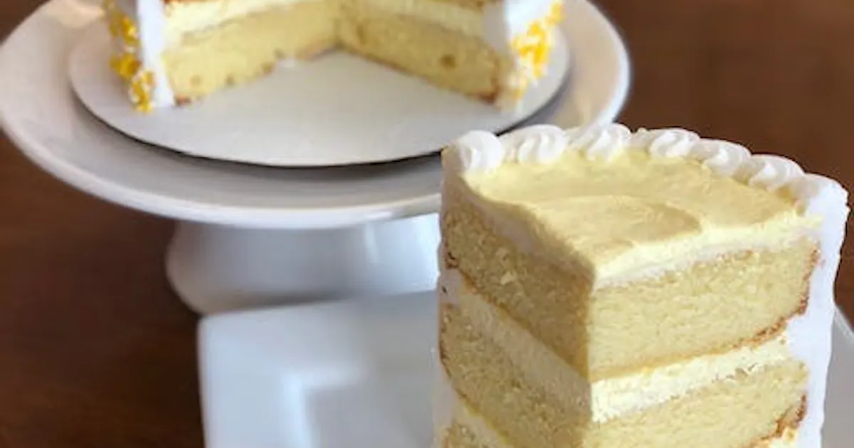 Lemon Cream Cake by Blue Owl Bakery | Goldbelly