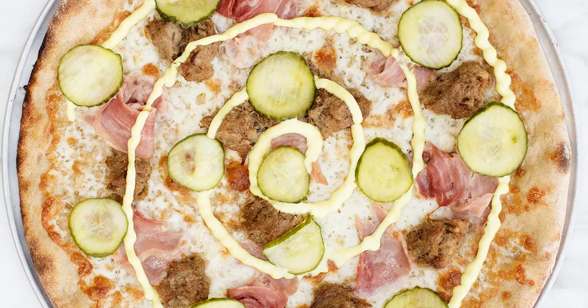 Carl The Cuban Pizza - 4 Pack by Red Wagon Pizza | Goldbelly
