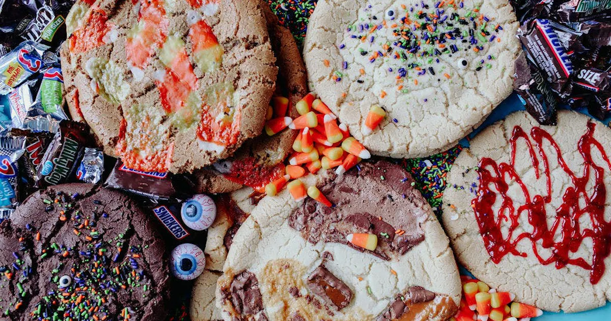 Halloween Assorted GIANT Cookies by T-Rex Cookie Company | Goldbelly