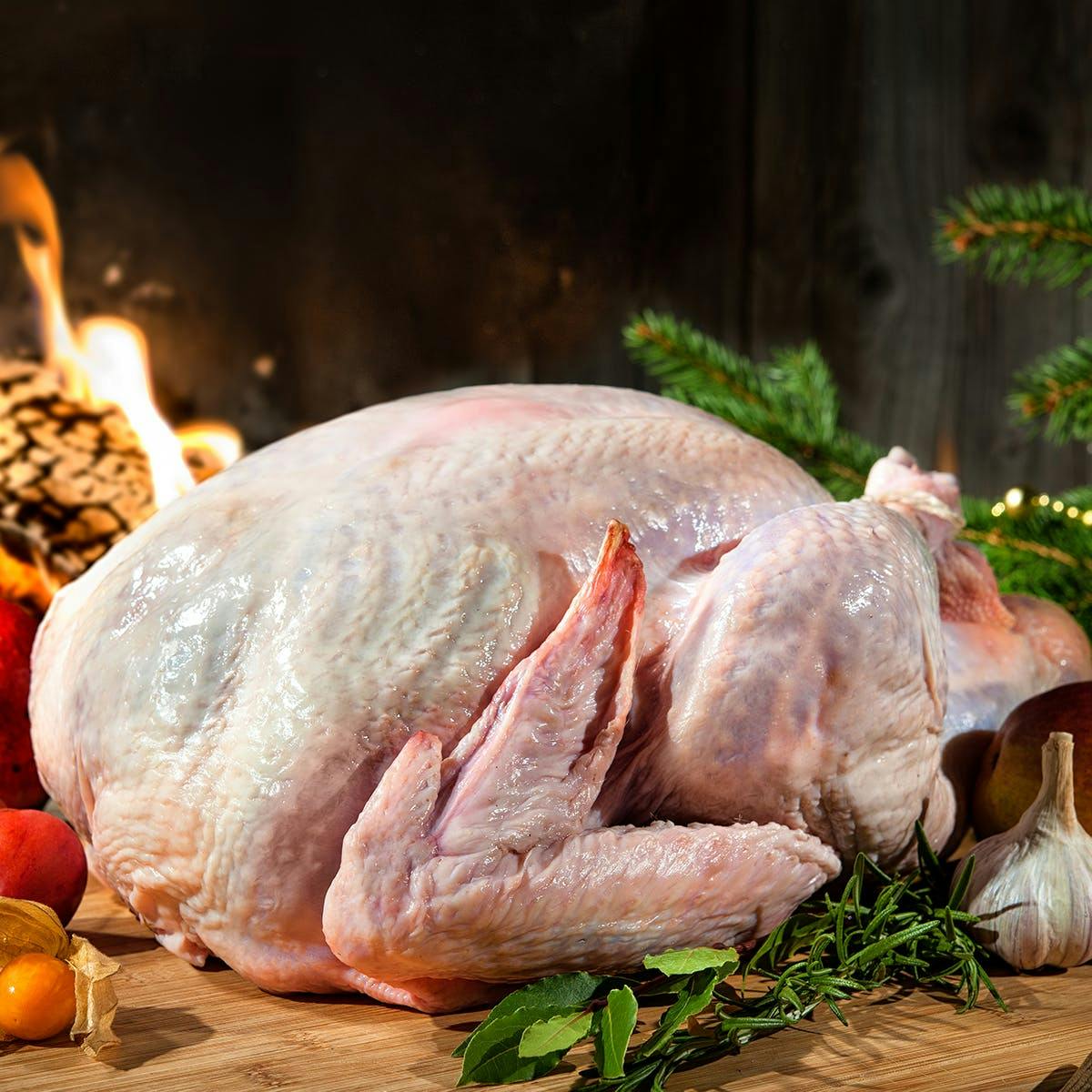 Uncooked Free-Range Whole Turkey - 14-16 lbs. by Chesapeake Bay Gourmet ...