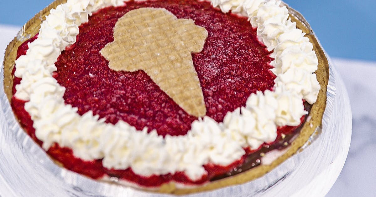 Raspberry Fudge Torte Ice Cream Pie by Bridgeman's Ice Cream | Goldbelly