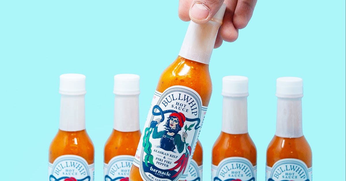 Bullwhip Kelp & Piri Piri Hot Sauce - 6 Pack by Barnacle Foods | Goldbelly