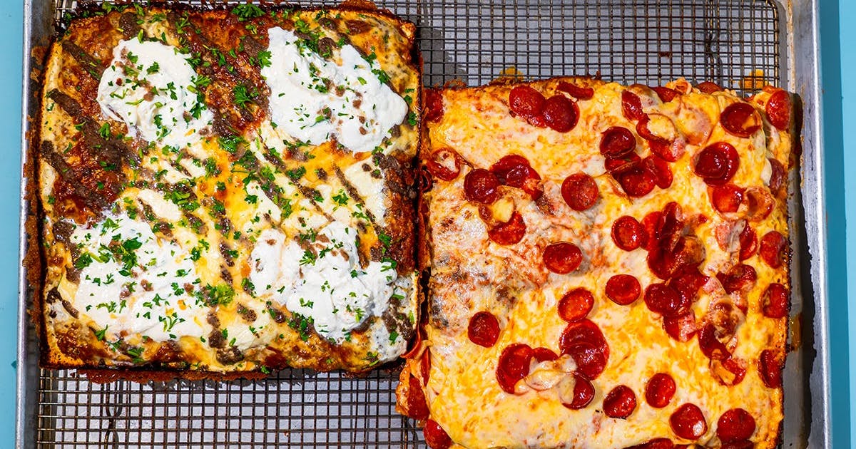 Square Pizza Sampler - 2 Pack by Tony Boloney's | Goldbelly