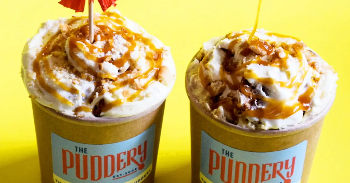 Caramel Banana Pudding - 4 Pack by The Puddery | Goldbelly