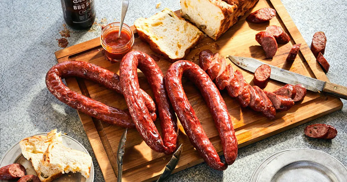 Texas Sausage Sampler by Goode Co. Barbeque | Goldbelly