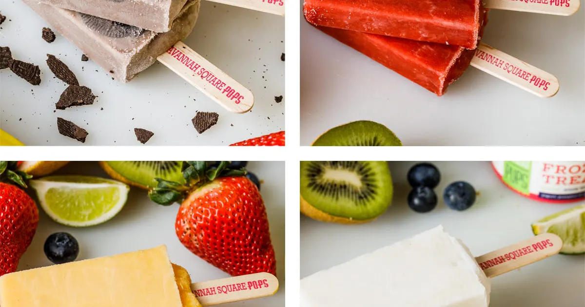 Ice Pop Best Sellers - 12 Pack by Savannah Square Pops | Goldbelly