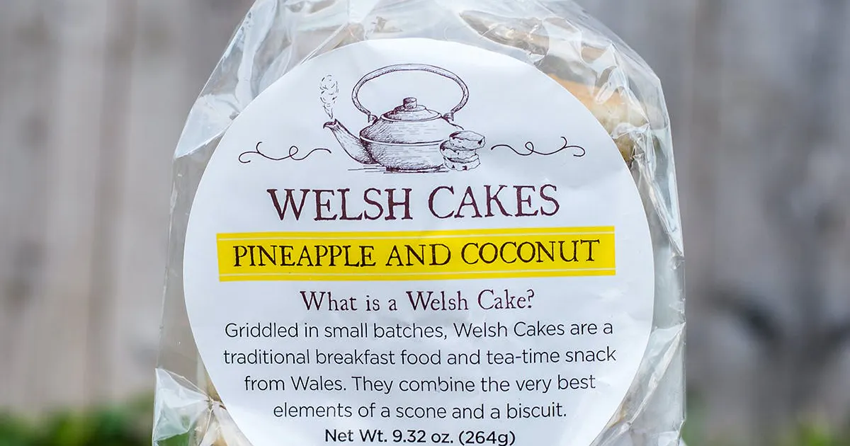 Pineapple and Coconut Welsh Cakes - 3 Pack by Copper Kettle Bakery ...