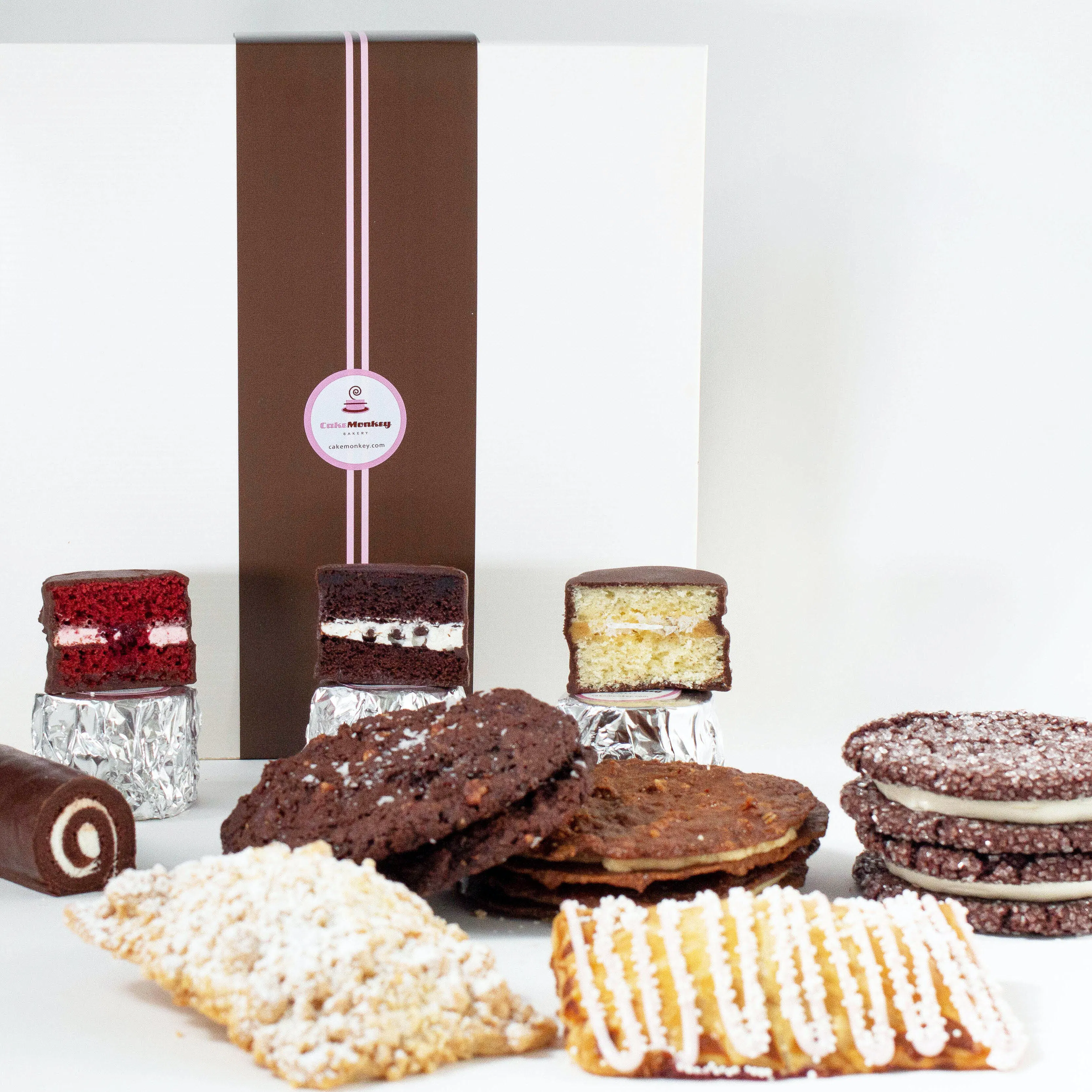 Snack Treat Favorites Gift Box - 16 Pack by Cake Monkey | Goldbelly