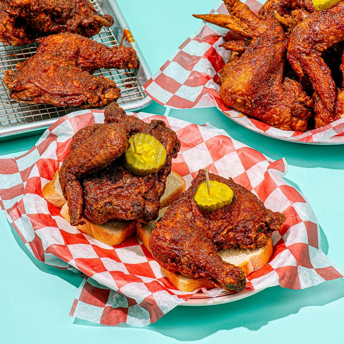 Hot Chicken - Whole Bird + 12 Jumbo Wings by Hattie B's Hot Chicken ...