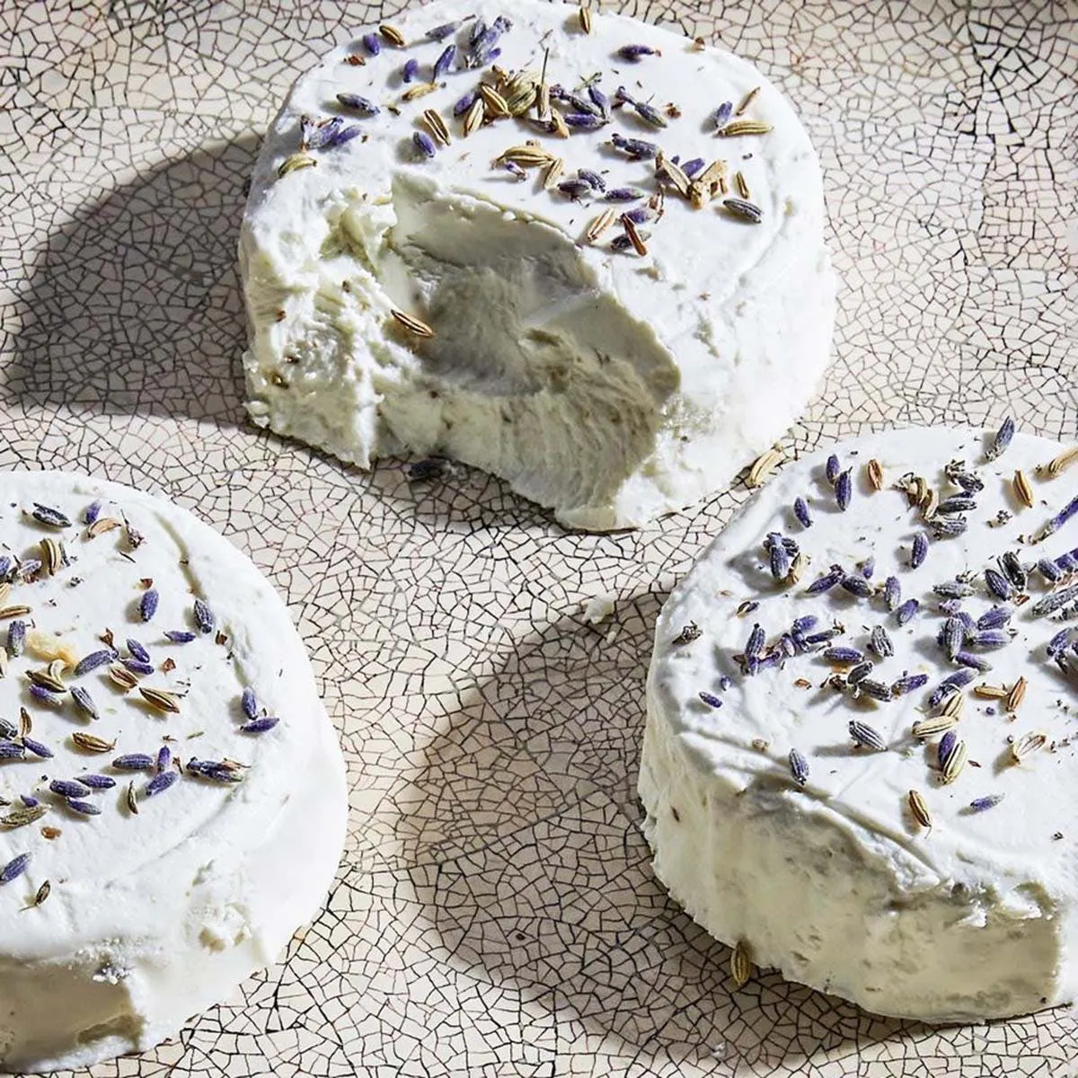 Purple Haze Cheese Disk - 4 oz. by Cypress Grove Cheese | Goldbelly