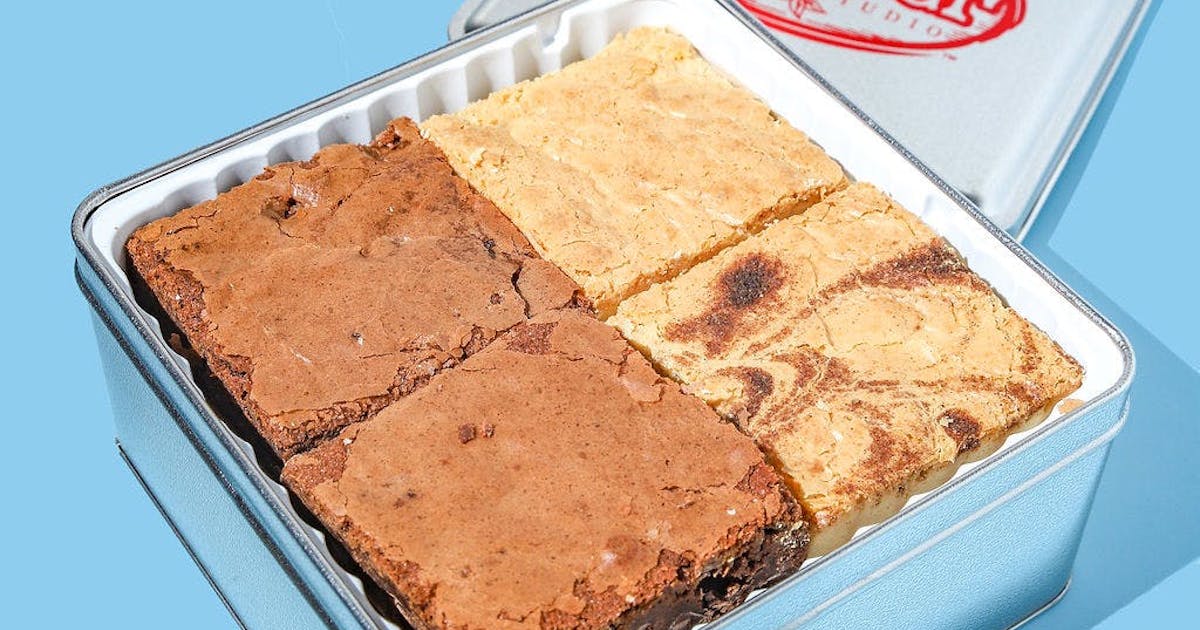 Blondie + Brownie Sampler - 12 Pack by Kessler Baking Studio | Goldbelly