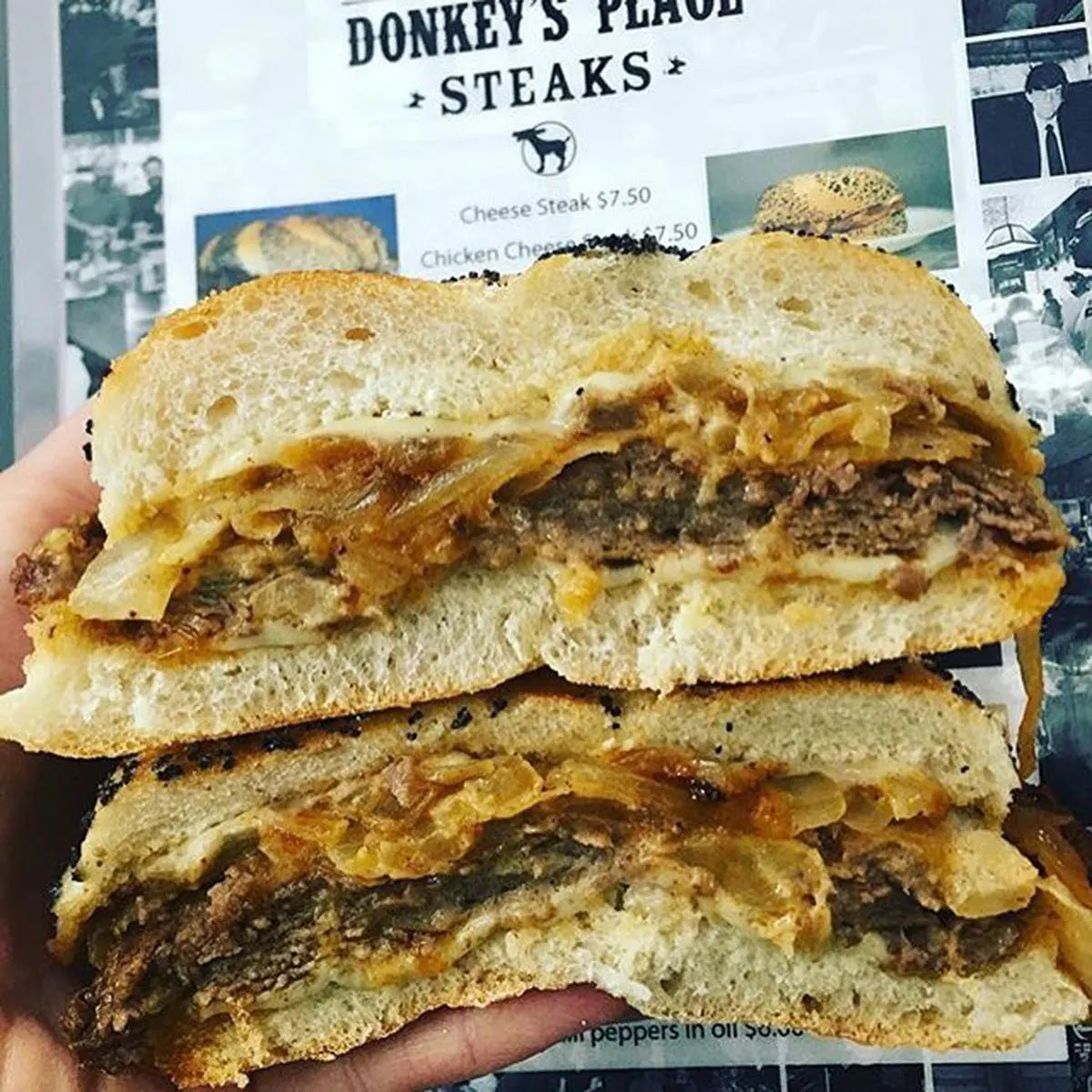 Donkey's Place Cheesesteak Kit - 8 Pack by Donkey's Place | Goldbelly
