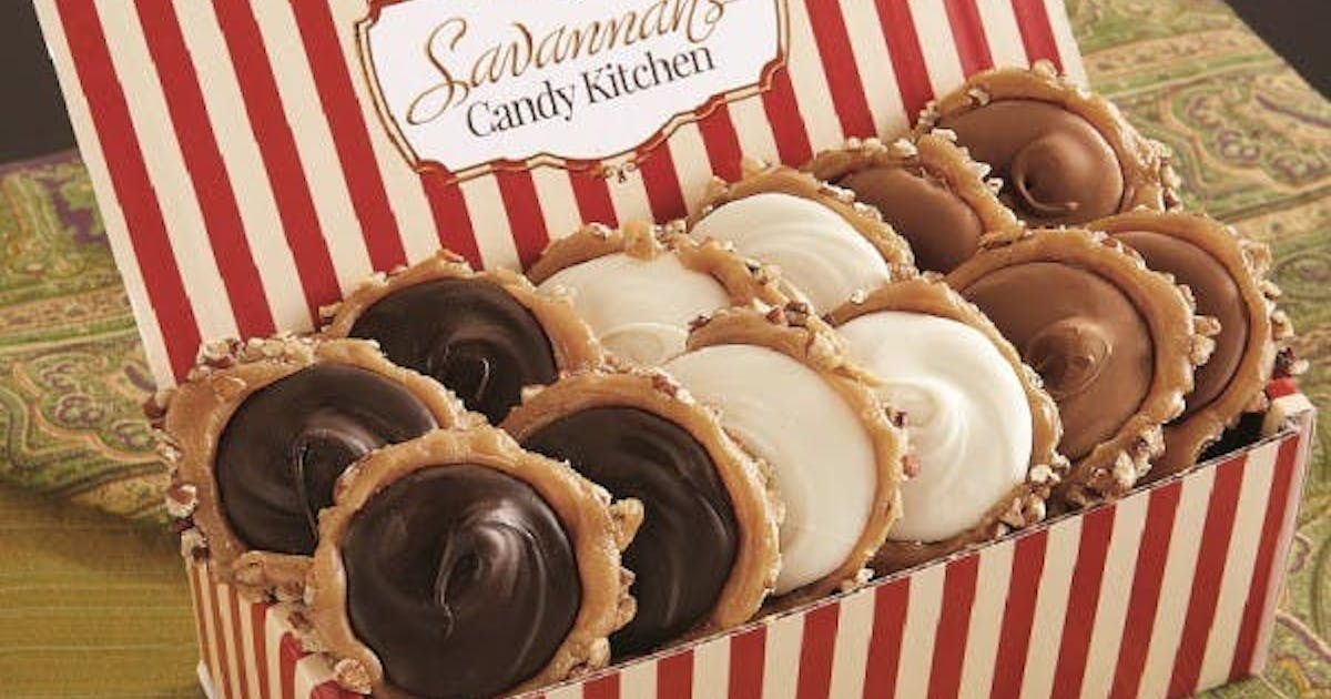 Turtle Gopher Assortment - Gift Box of 24 by Savannah's Candy Kitchen ...