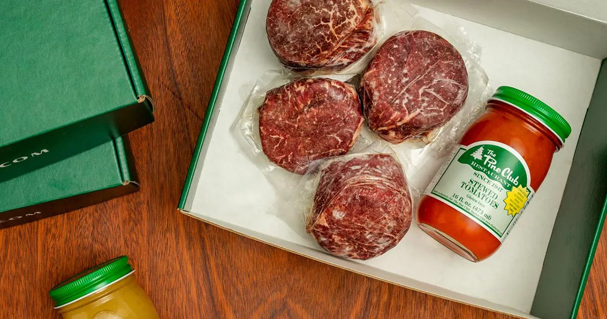 Filet Mignon Gift Box by The Pine Club | Goldbelly