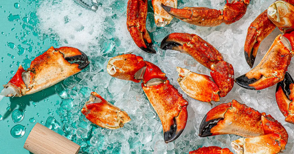 Medium Pacific Red Stone Crab Claws by Santa Barbara Stone Crab Co ...