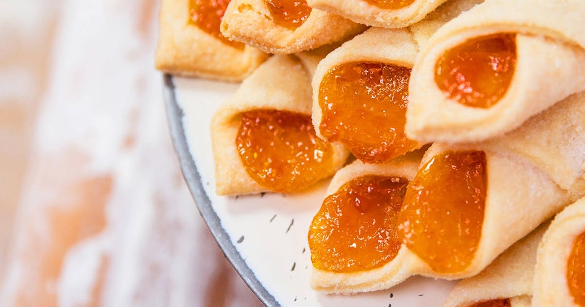 Apricot Kolachi Cookies - 14 Pack by Butter Maid Bakery | Goldbelly