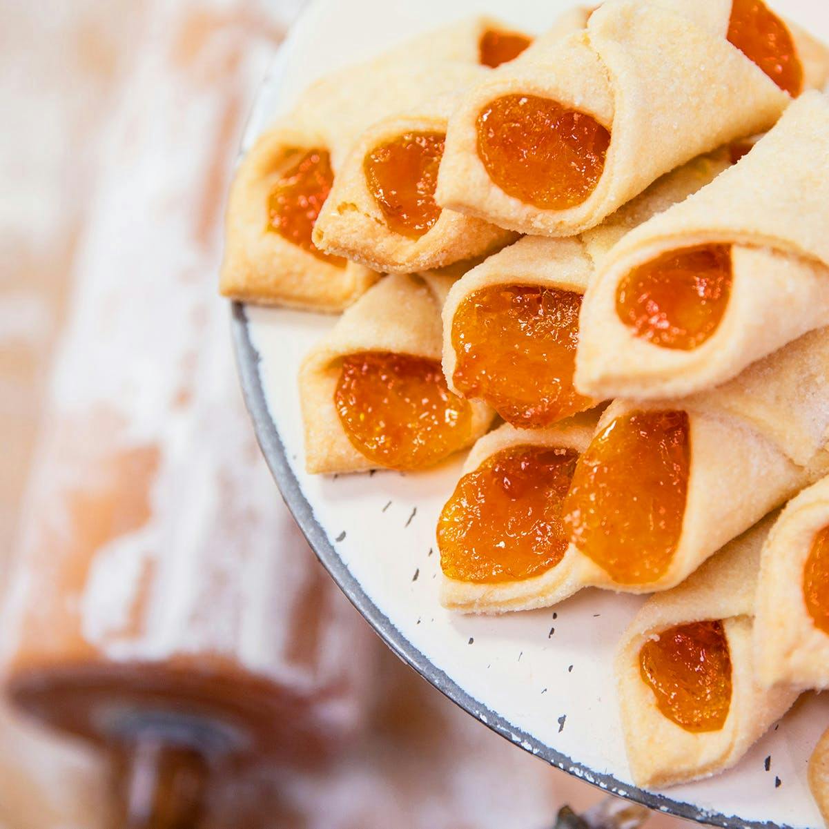 Apricot Kolachi Cookies - 14 Pack by Butter Maid Bakery - Goldbelly