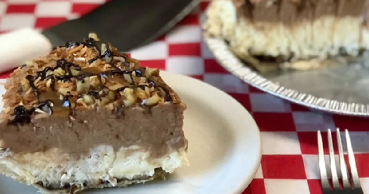 Turtle Coconut Cream Pie By Bettys Pies Goldbelly