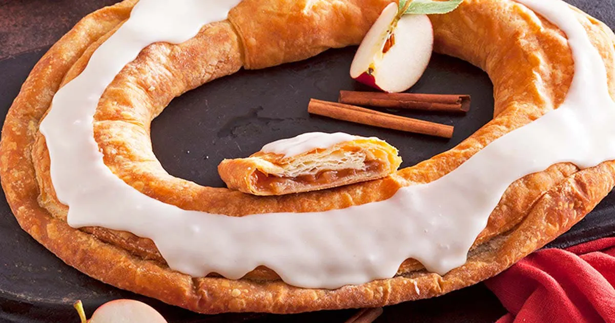 Apple Kringle - 2 Pack by O&H Danish Bakery | Goldbelly