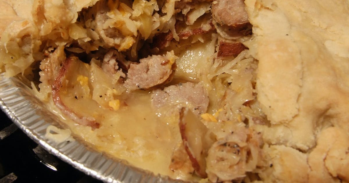 Kielbasa & Sauerkraut "Polka" Pie by B-More Pies | Goldbelly