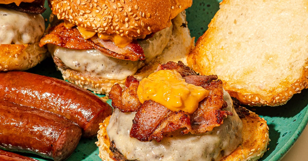 Gramercy Tavern Burger + Kielbasa Combo by Gramercy Tavern | Goldbelly