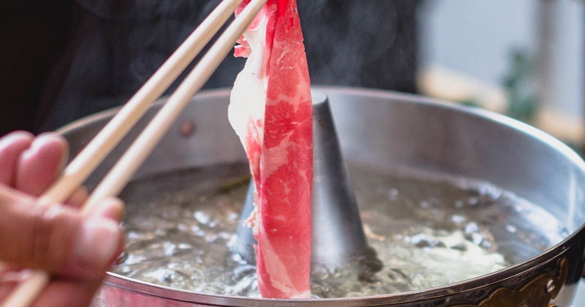 Prime Ribeye Shabu Shabu Hot Pot Kit for 4 by Shabu Tatsu | Goldbelly