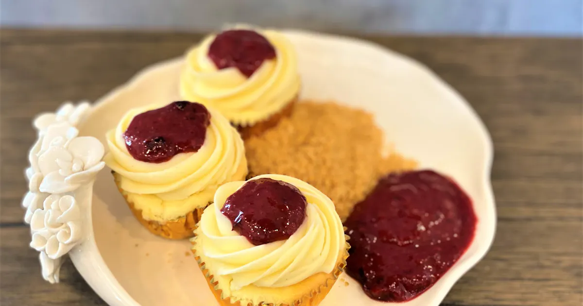 Cupcake Wars Winning Cheesecake Cupcake Dozen by Nadia Cakes | Goldbelly