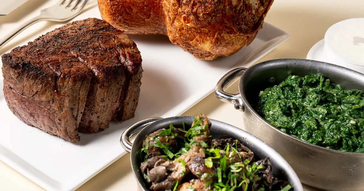 Filet Mignon Steak Dinner for 4 by BLT Steak | Goldbelly