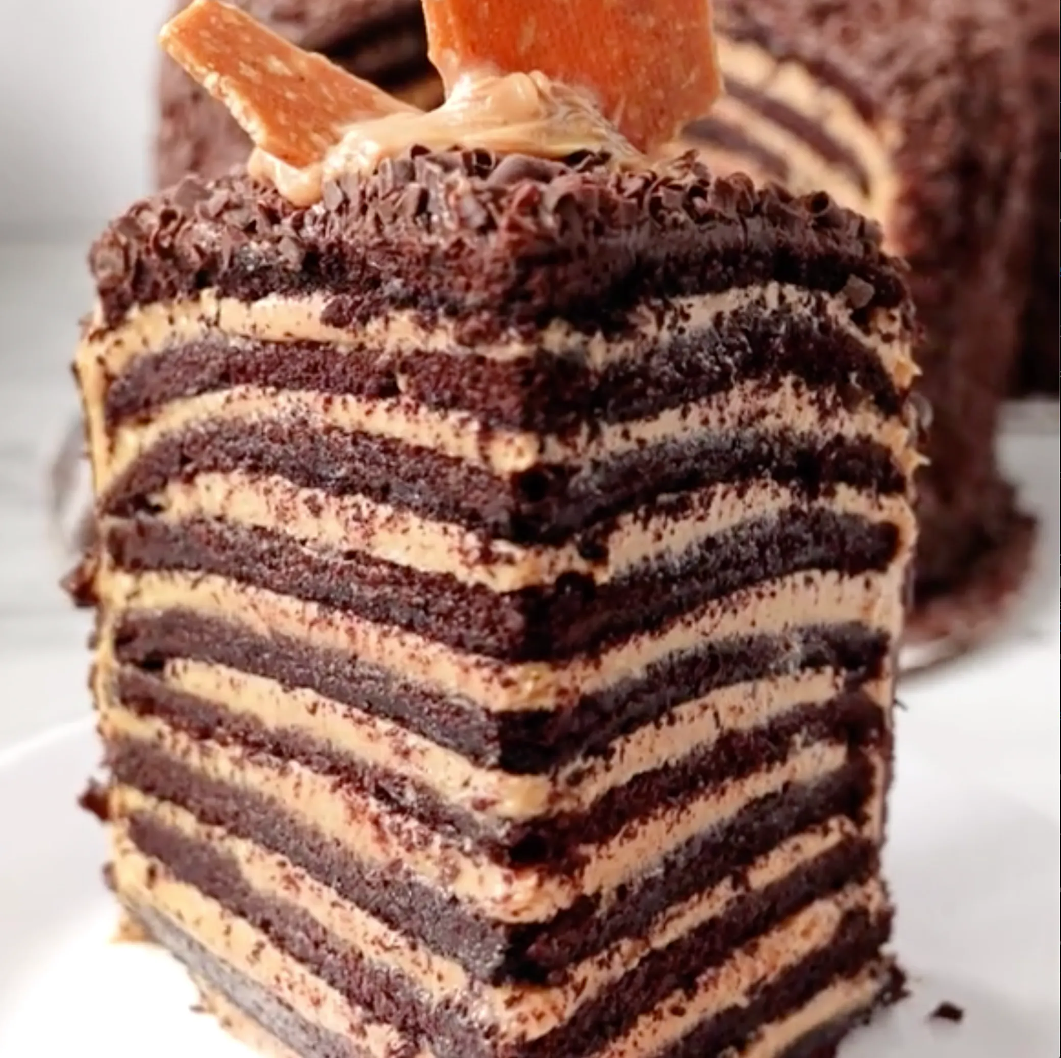 20 Layer Chocolate Cake