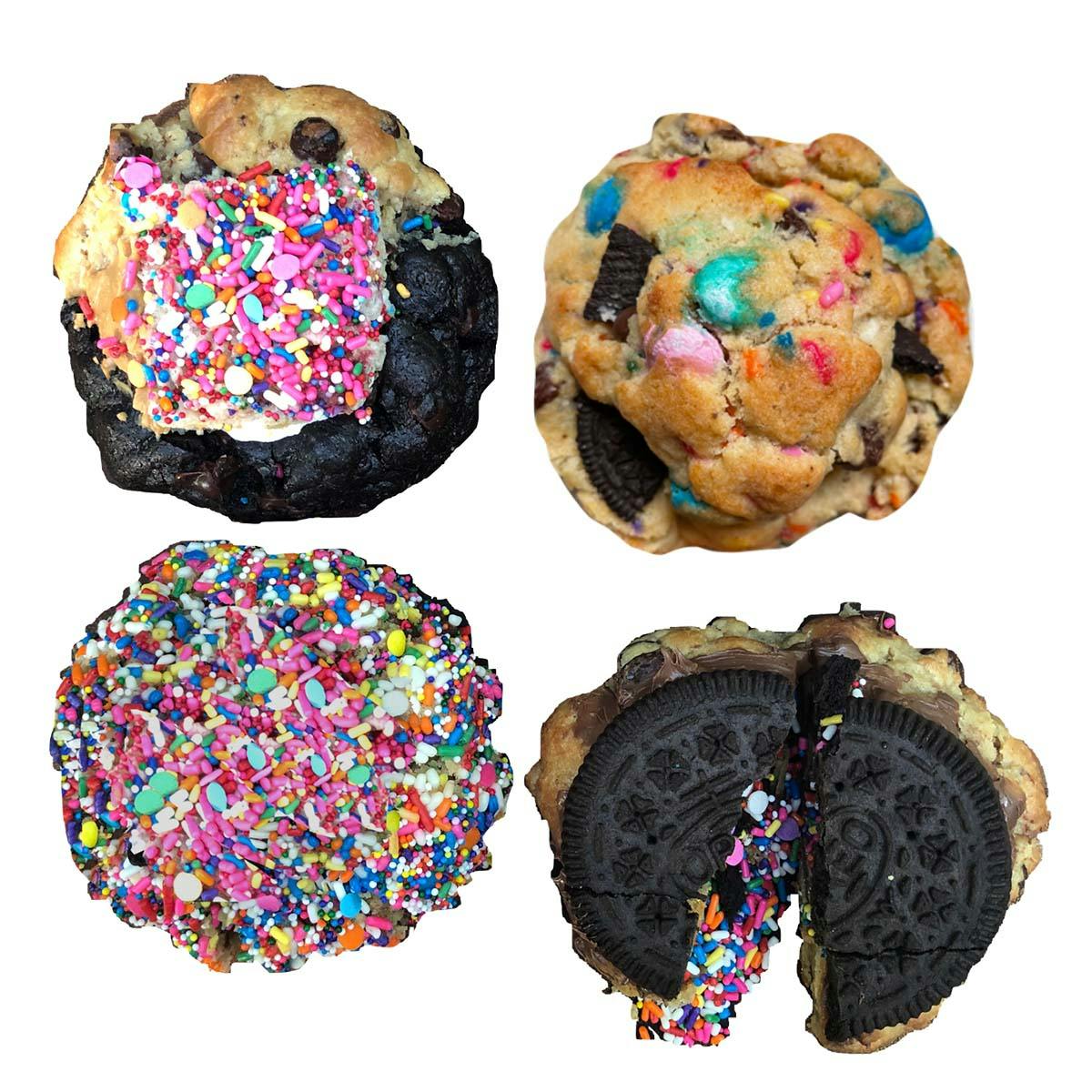 Party Harder GIANT Cookies Pack by Big Fat Cookie | Goldbelly