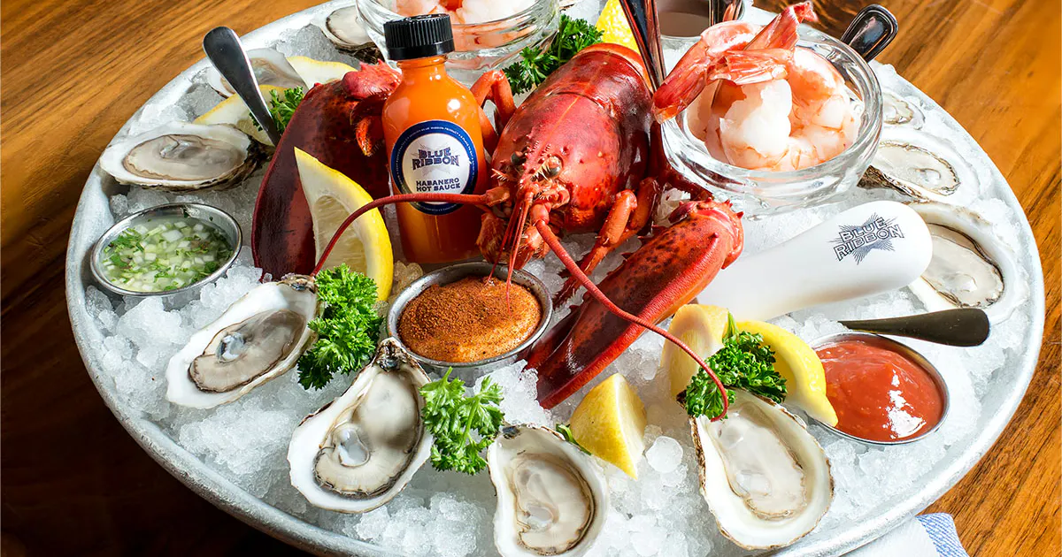 The Prestige Seafood Plateau for 2-4 by Blue Ribbon | Goldbelly