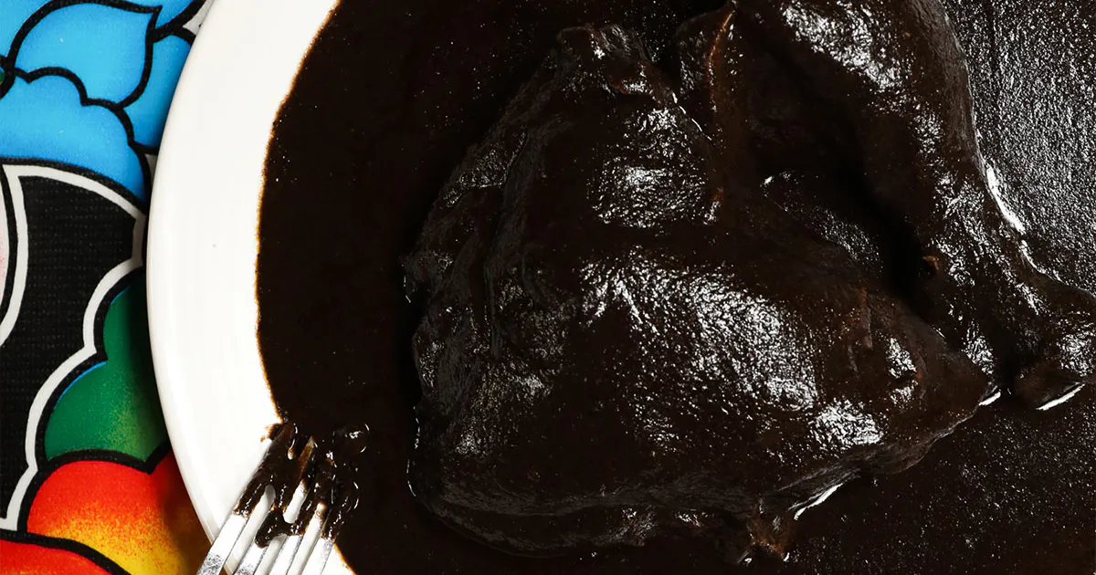 Oaxacan Chicken Mole Negro Dinner Kit for 2 by Guelaguetza | Goldbelly
