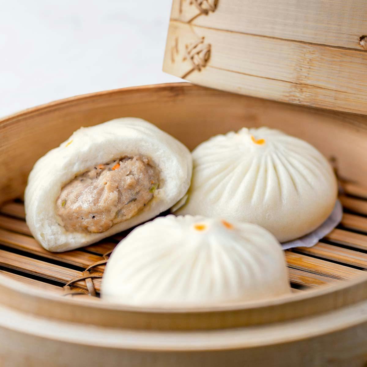 Chicken & Mushroom Steamed Bao Buns - 20 Pack by Din Tai Fung - Goldbelly