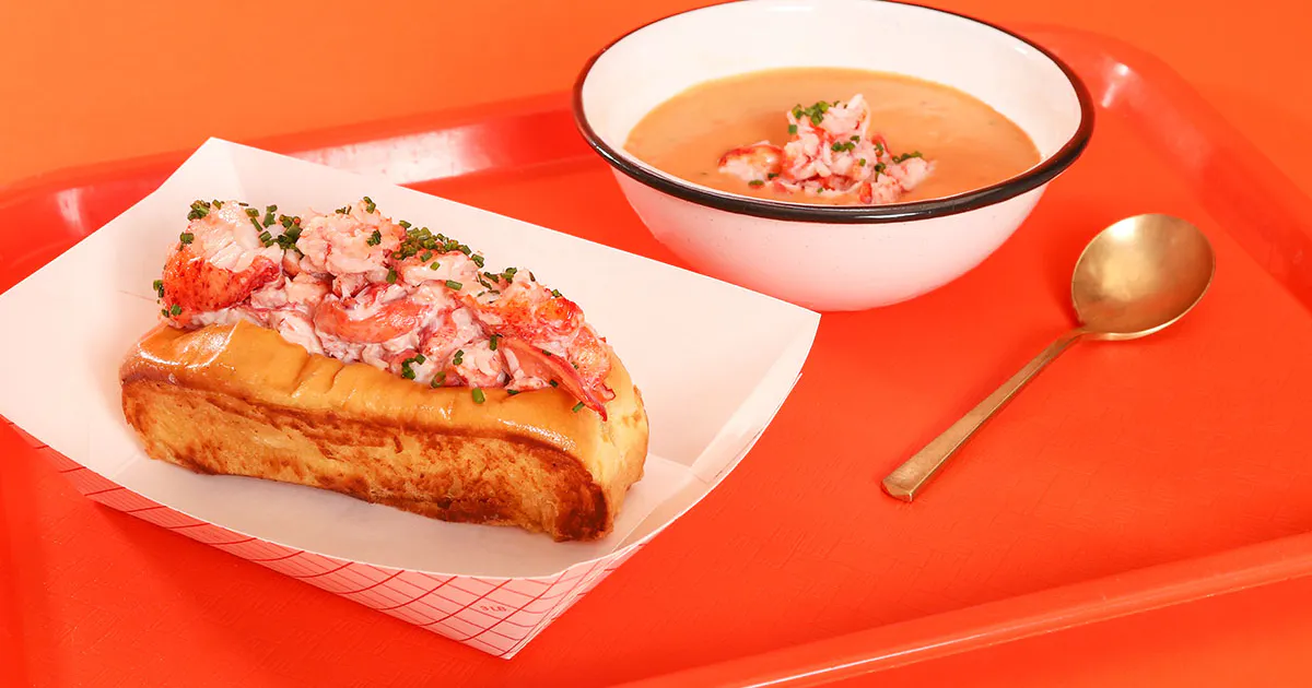 Lobster Roll Kit + Lobster Bisque for 4 by Bite Into Maine | Goldbelly