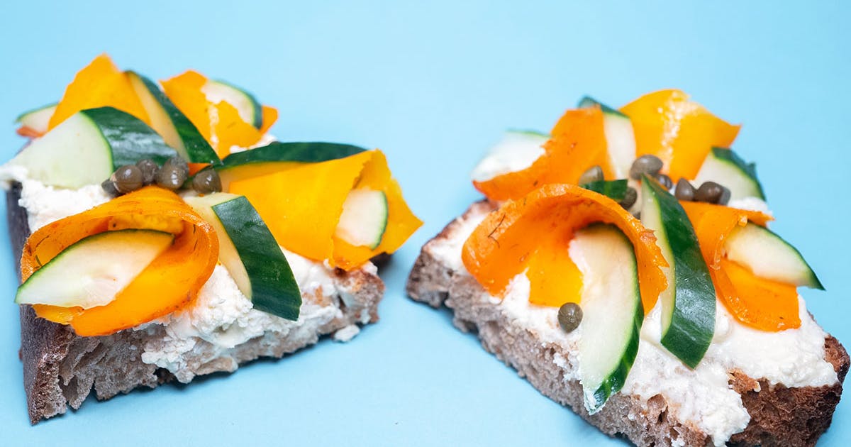 Vegan Carrot Lox Toast Kit - 4 Pack by Madame ZuZu's Emporium | Goldbelly