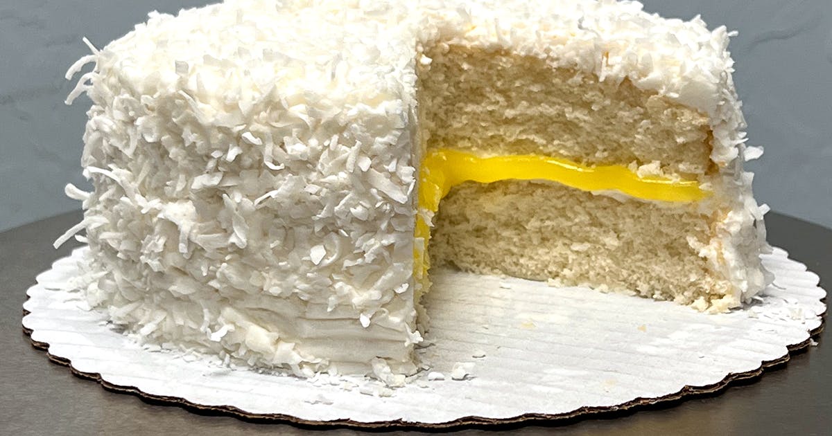 Lemon Coconut Cake by Archie's Hough Bakeries | Goldbelly