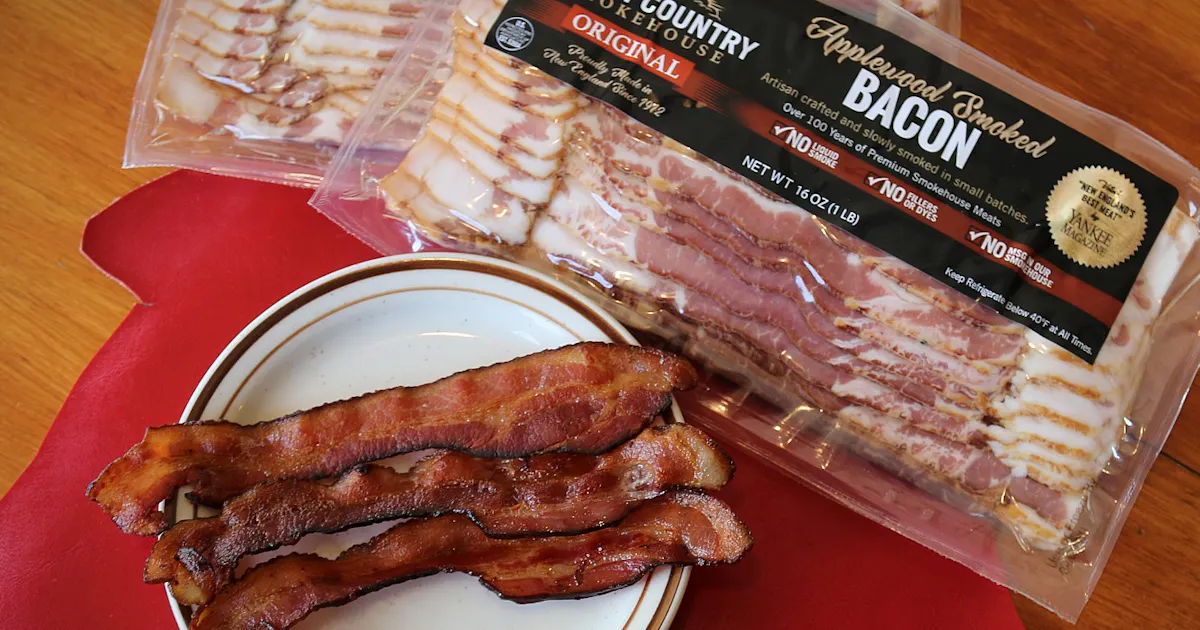 Maple Cured Applewood Smoked Bacon - 24 oz. by Polly's Pancake Parlor ...