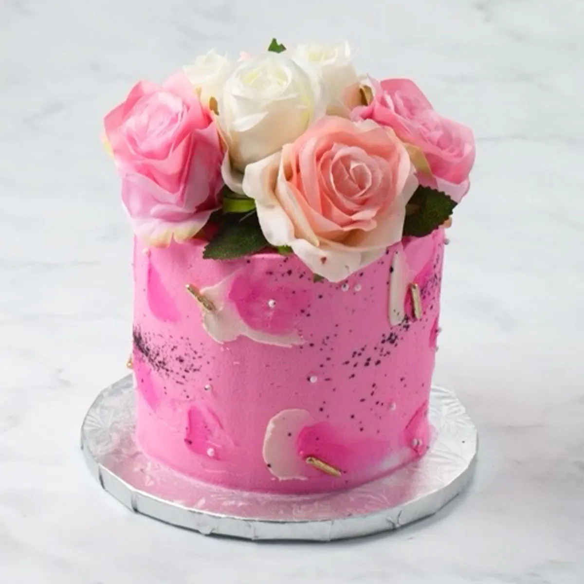 Valentine's Day Painted Lady Marble Cake by Misha's Cupcakes | Goldbelly