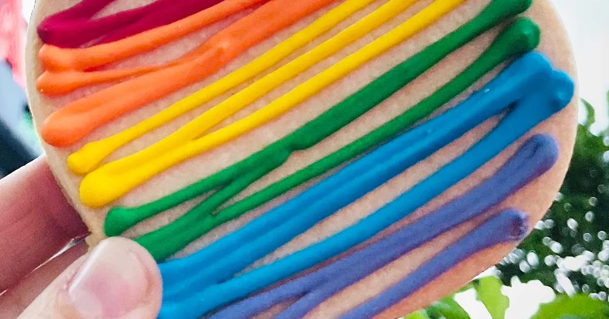 Rainbow Pride Cookies - 12 Pack by Collegetown Bagels | Goldbelly