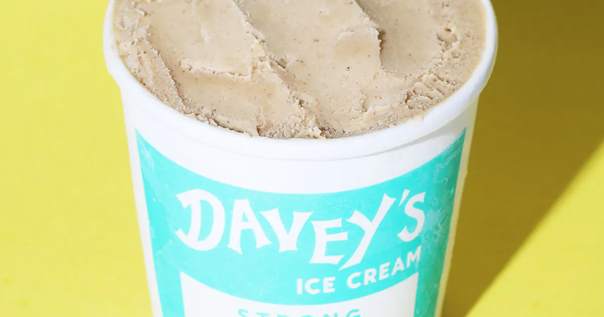 Strong Coffee Ice Cream - 4 Pack by Davey's Ice Cream | Goldbelly