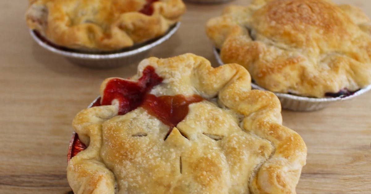 Mini Pie Sampler - 4 Pack by Two Fat Cats Bakery | Goldbelly