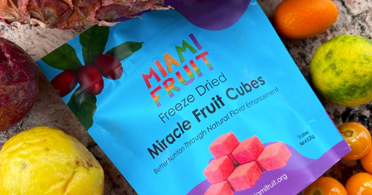 Freeze Dried "Miracle Berry" Cubes Pack by Miami Fruit | Goldbelly
