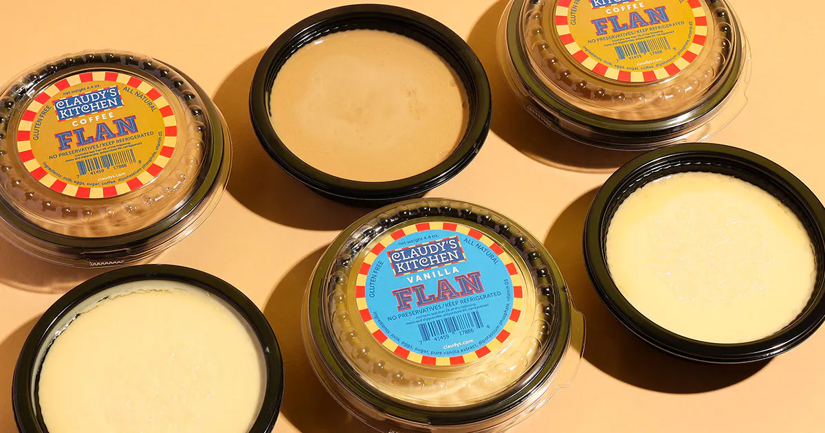 Mini Flan Sampler - 6 Pack by Claudy's Peruvian Kitchen | Goldbelly