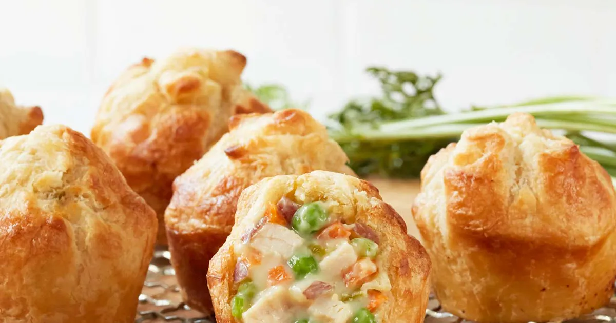 Chicken Pot Pie Bites - 24 Pack by Goldberg's Fine Foods | Goldbelly