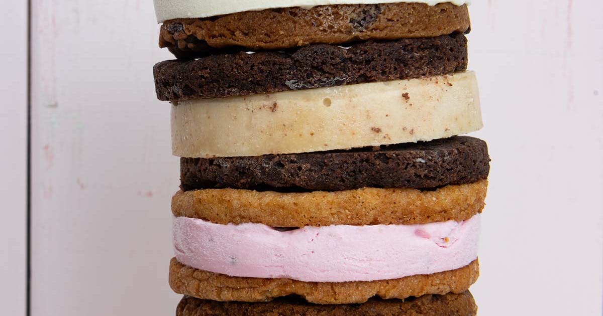 Ice Cream Sandwich Sampler - 8 Pack by Malai Ice Cream | Goldbelly